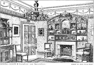 VICTORIAN INTERIORS AND MORE: THE DINING ROOM circa 1880