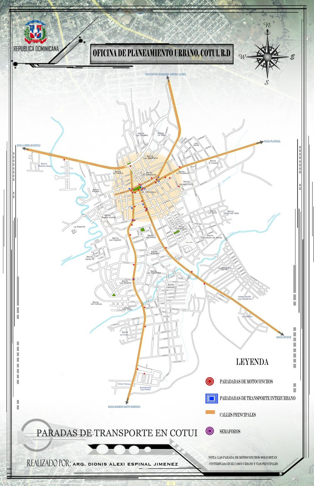 MAPAS DE COTUI, PROVINCIA SANCHEZ RAMIREZ