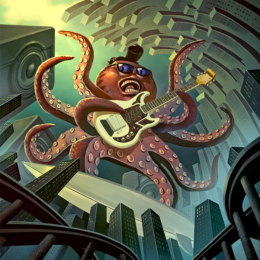 XTN's SKetchbook: The Five (Album Cover Art)