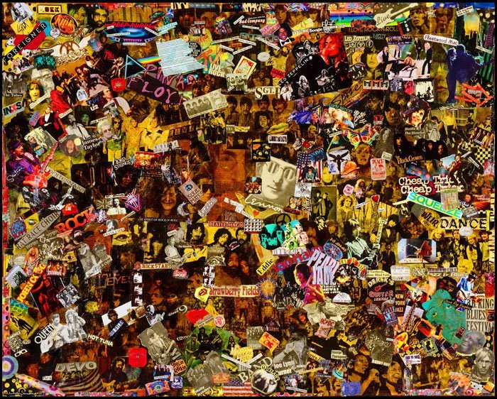Rock N Roll Collage