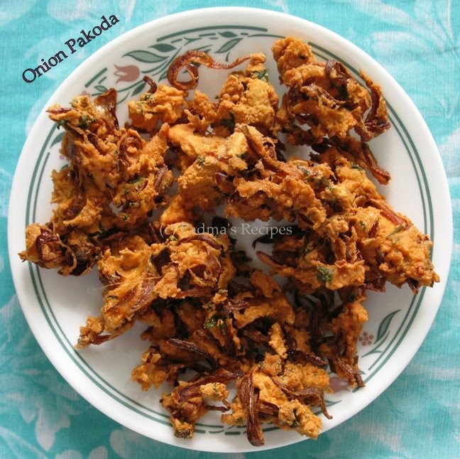 Padma's Recipes: ONION PAKODA