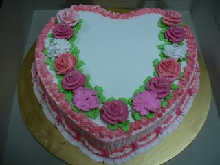 HANIERA CAKE & COOKIES WONDERLAND: ~: KEK BENTUK LOVE