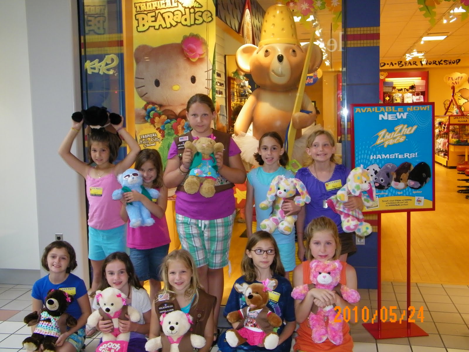 Girl Scout Troop 6343: Build-A-Bear Party