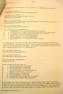 Long Ago and Far Away: Fry Genealogy