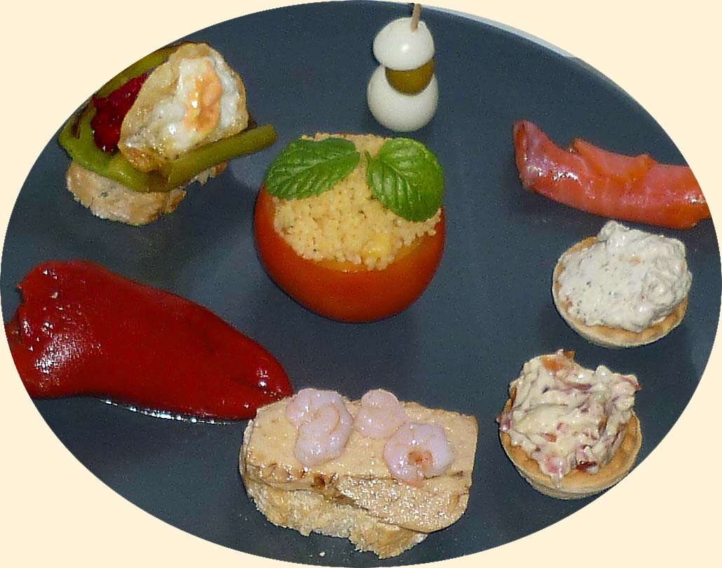 - Salmorrejo -: Unos entremeses diferentes para comenzar una comida