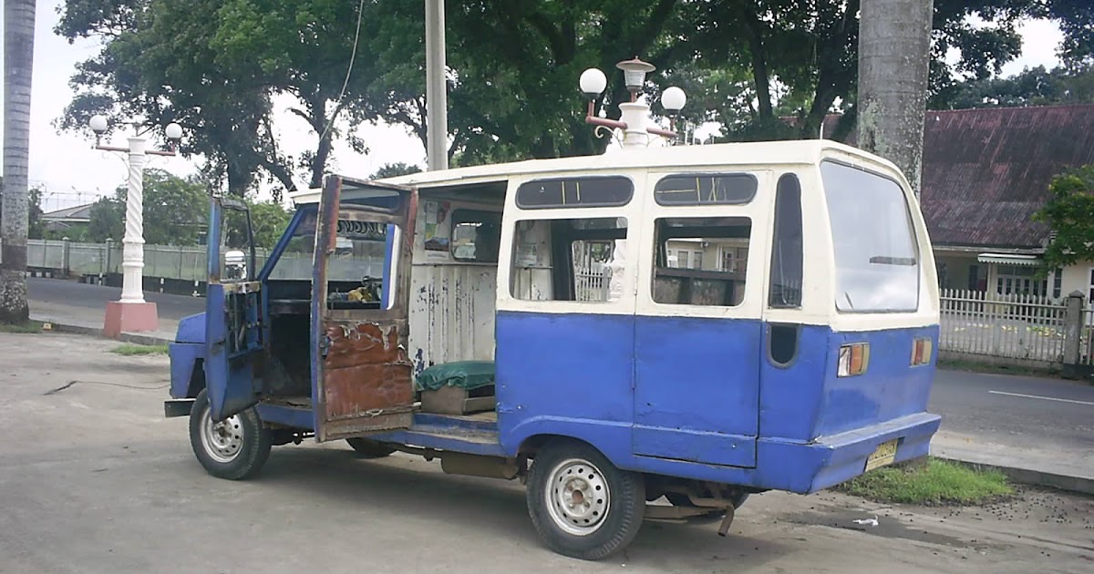 Palembang Dalam Sketsa: Angkot Lawas / Angkot Bukit Besar Makrayu