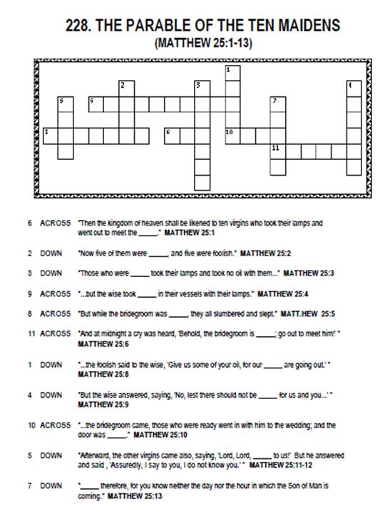 Glory Children Church: May Week 3 teaching resources: Parable of the ...