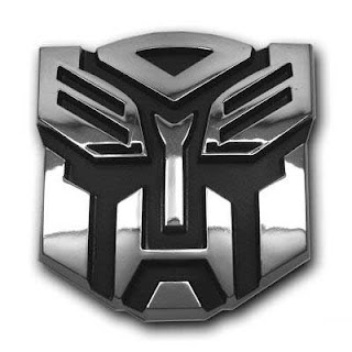 Emblems: Chrome Transformers Emblem 3" x 3" (7cm)