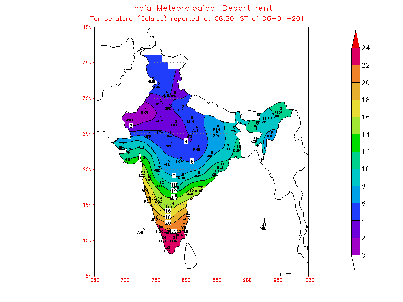 Vagaries of the Weather ©: January 2011