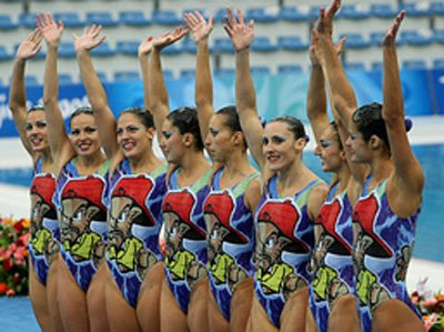 the glitterkidz.: WRITER SUES SPANISH OLYMPIC SWIM TEAM!