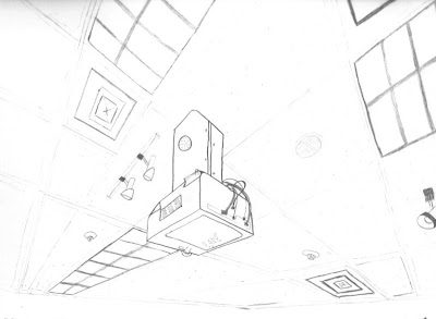 St.Thomas Drawing: Overhead Projector by Brittany Gullison