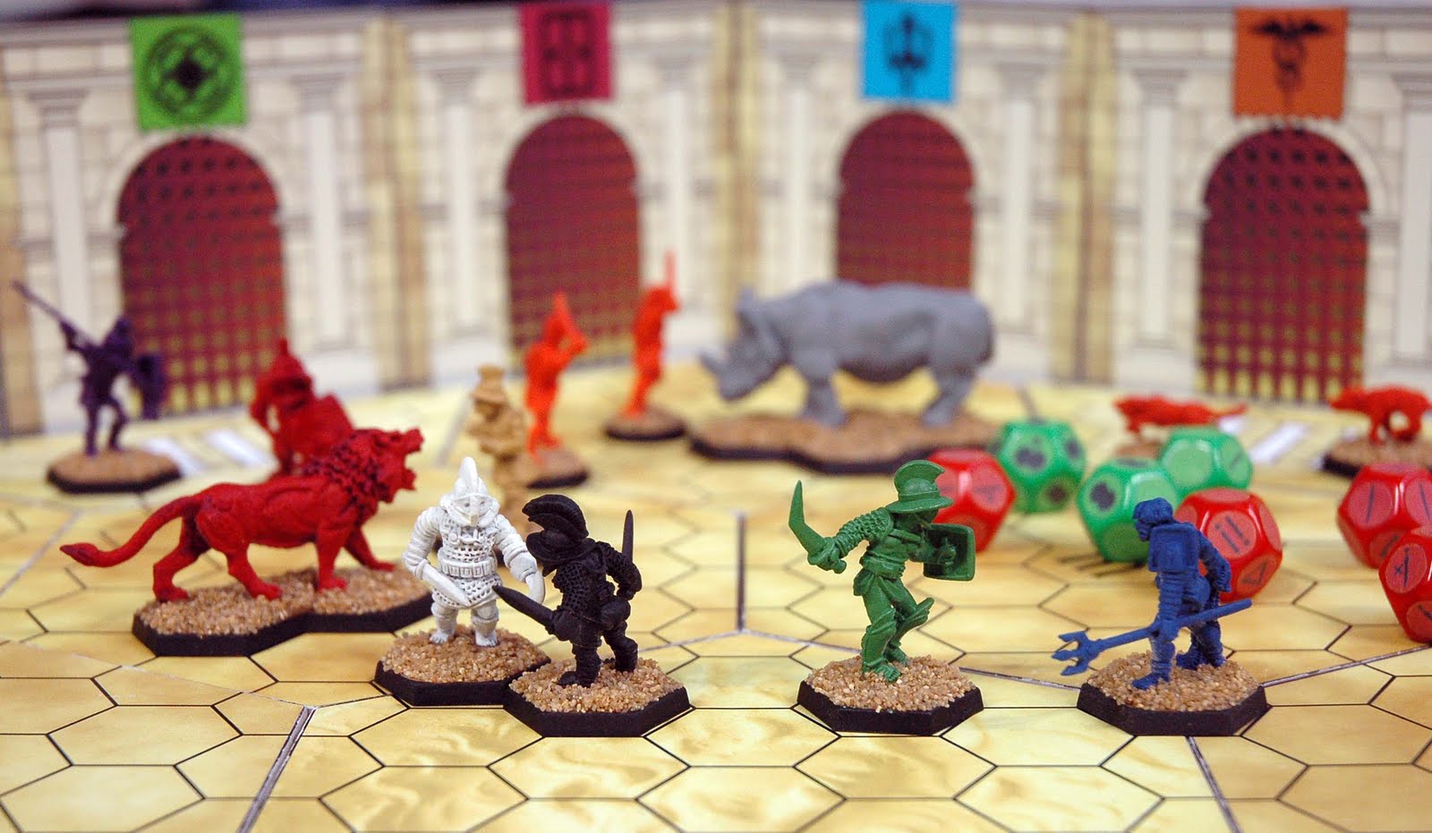 Gladiatoris.Boardgame: GLADIADORES