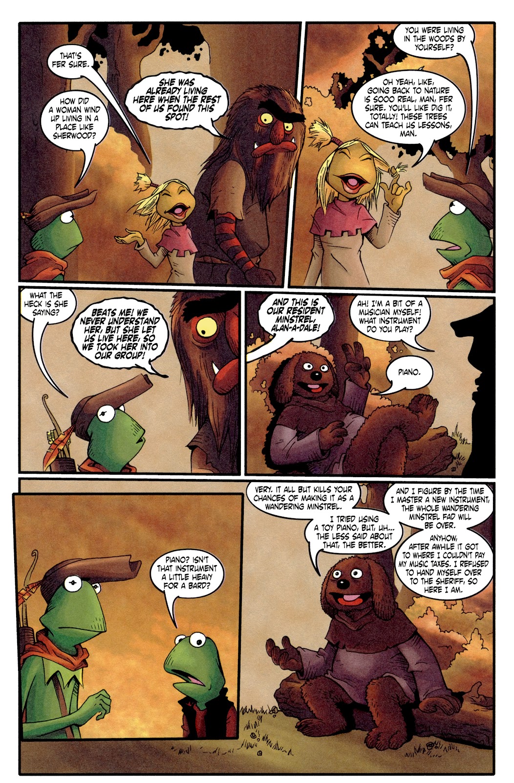 Read online Muppet Robin Hood comic - Issue #1