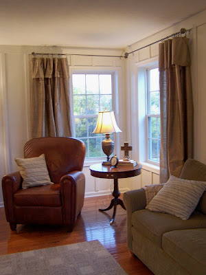 Room Remixs: Corner Window Treatments and other Corner Inspiration