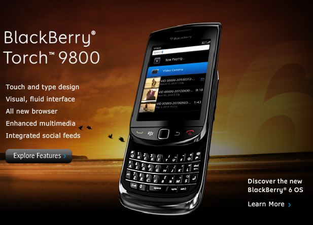 Innovando en la Tecnologia 2012: Blackberry con pantalla táctil y ...