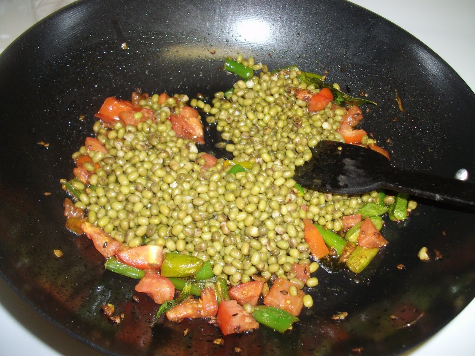 Lets Cook Something: Whole Green Moong Daal