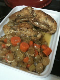 Tracy Cooks in Austin: Herbed Chicken in a Pot (my version)