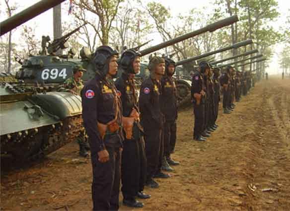 Khmerization: Cambodia's tank regiments conducted live ammunitions ...