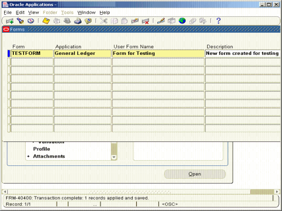 Oracle News: Registering new forms into Oracle