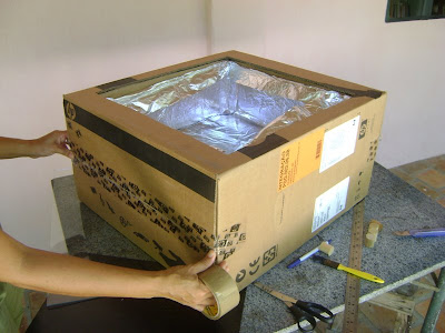 Culinária Solar: Aprenda a fazer o seu Fogão Solar tipo caixa parte II B