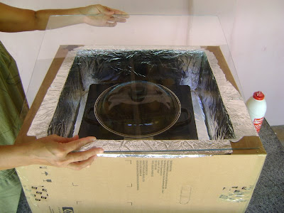 Culinária Solar: Aprenda a fazer o seu Fogão Solar tipo caixa parte II B