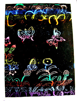 Aspiring art: Scratch Painting