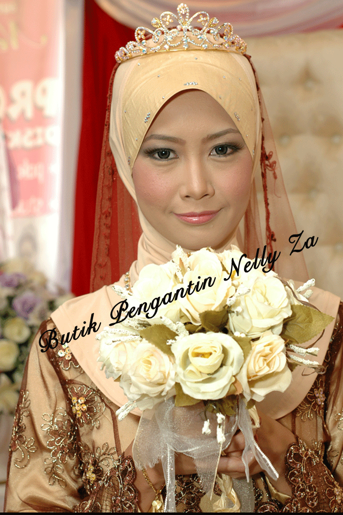 Butik Pengantin Nelly Za: Pengantin Tema Gold + Coklat