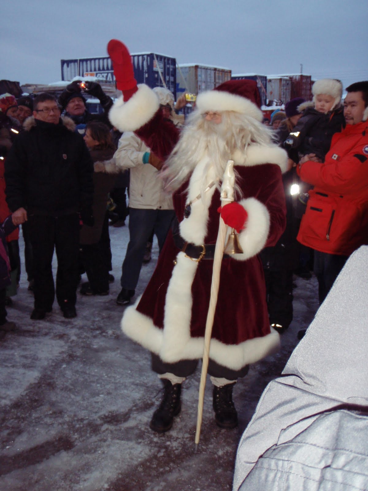 Der hvor julemanden bor!: Julemanden passer på Melissas sutter