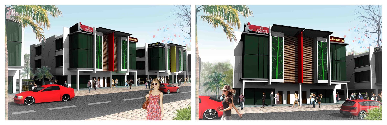 JHB atelier: Semi-Detached Shop Office, Johor Bahru