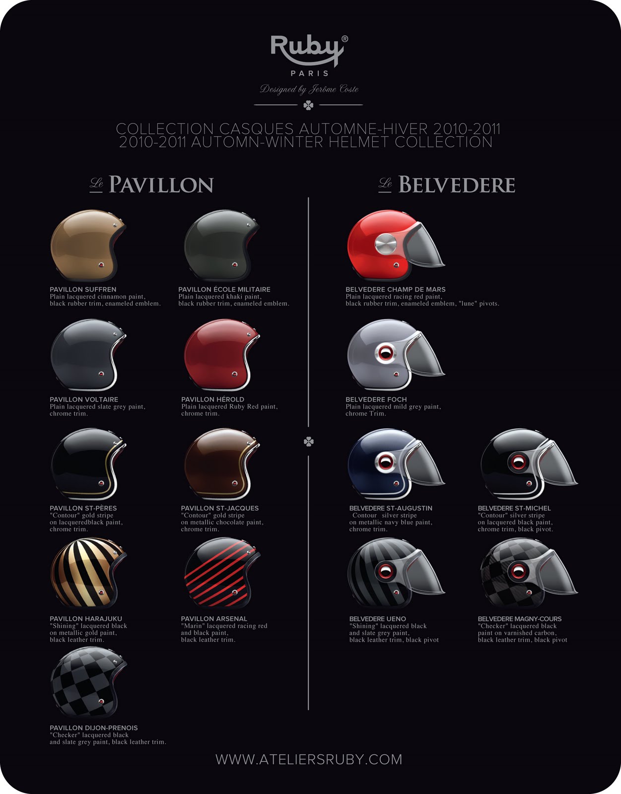 CafeRacerDreams: Ruby Helmets