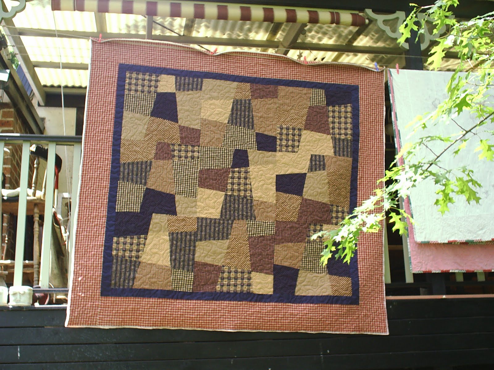 Waterfall Manor Quilting: stack and slash quilt