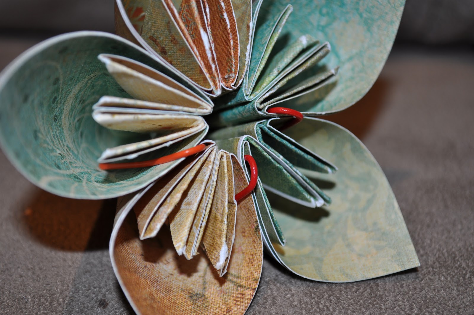 Hoo's Crafty!: Origami Flower Ball - Kusudama