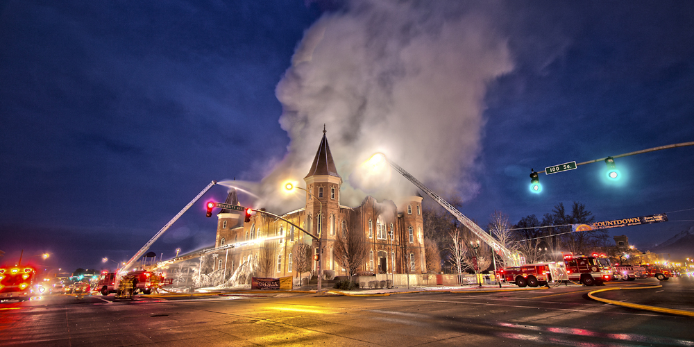 nathaniel ray photography: PROVO TABERNACLE FIRE!!