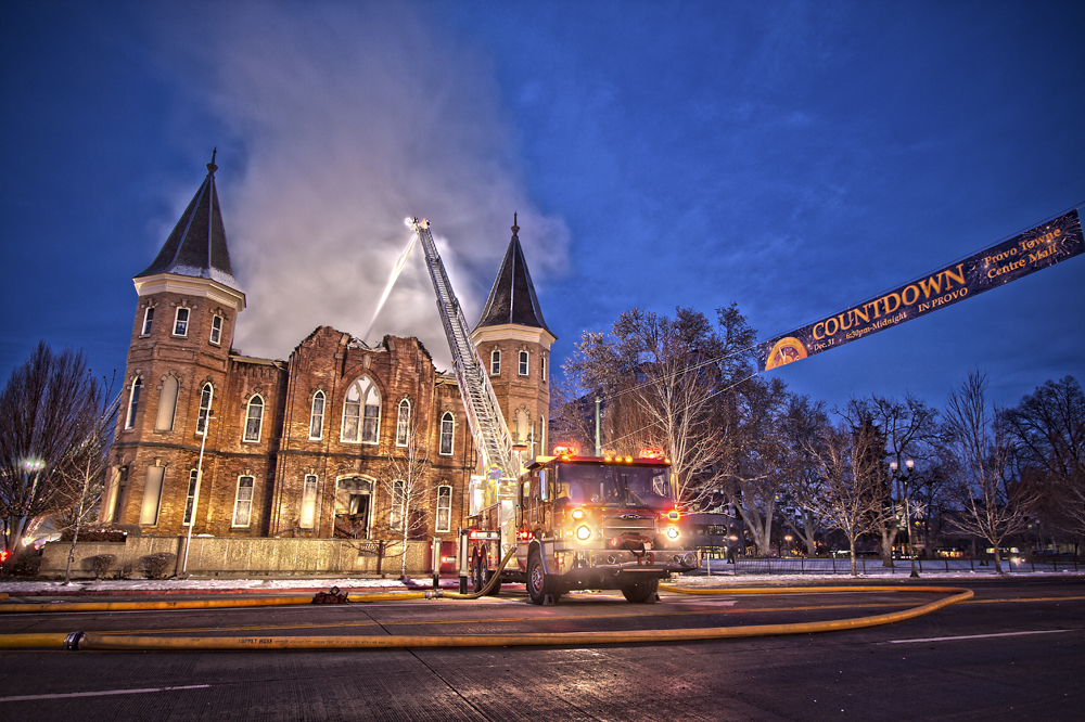 nathaniel ray photography: PROVO TABERNACLE FIRE!!