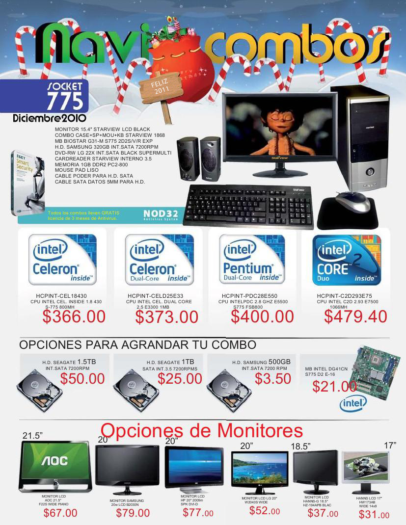 Mundo Informático: Venta de Computadoras - El Salvador