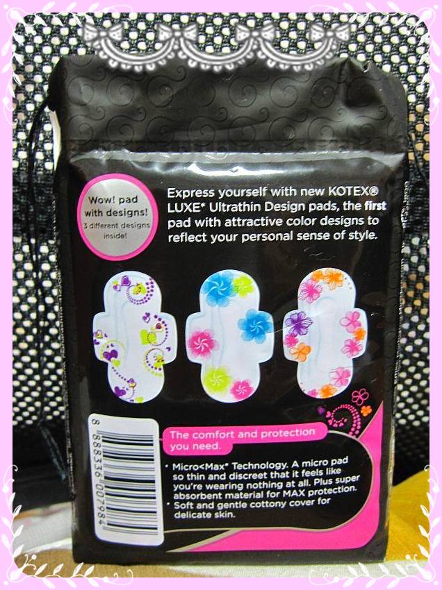 Providence: Kotex Luxe Ultra Design -- Add some colors to your life ...