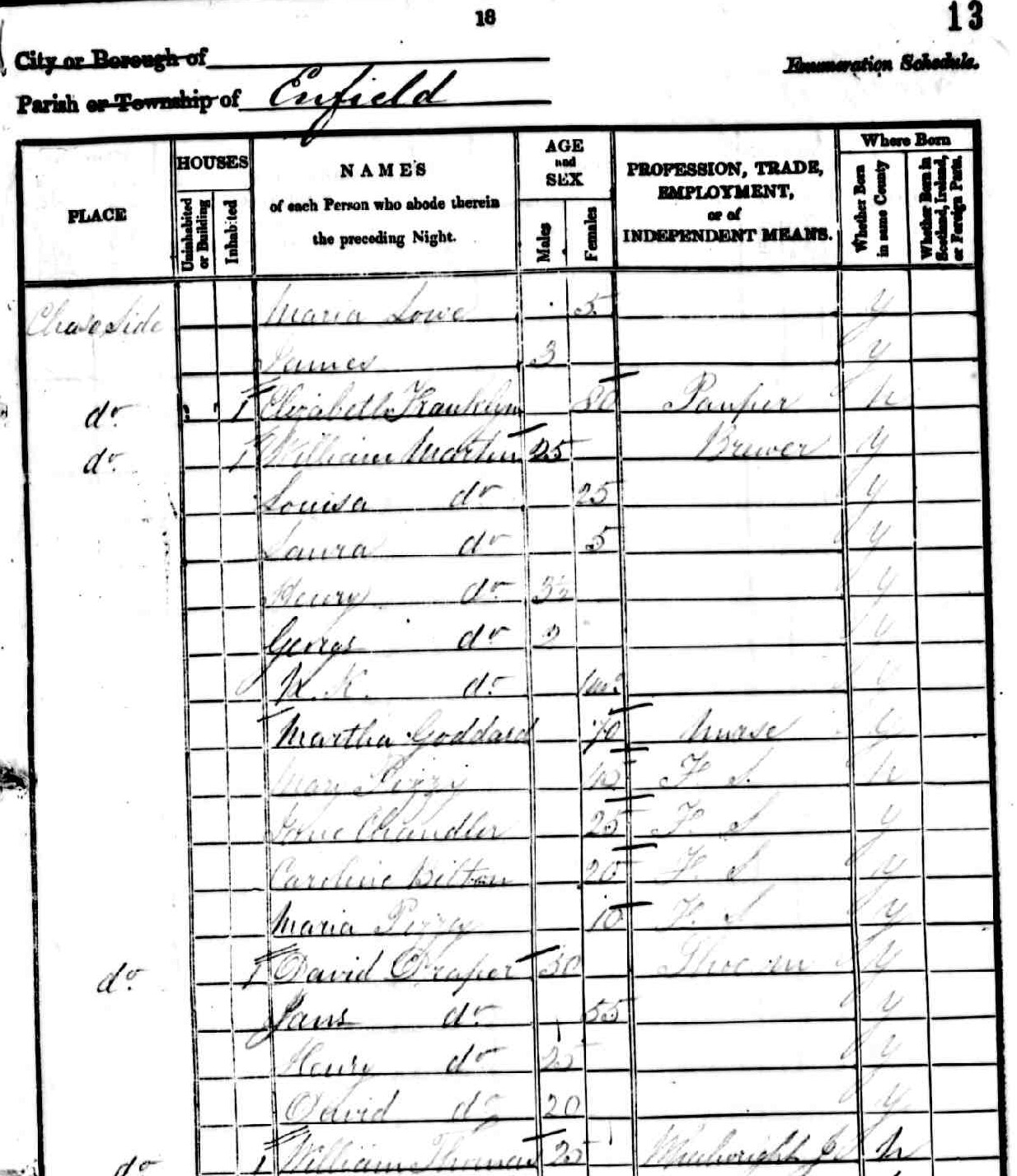 The Draper and Sanders families of Enfield, M'sex: David Draper in the ...