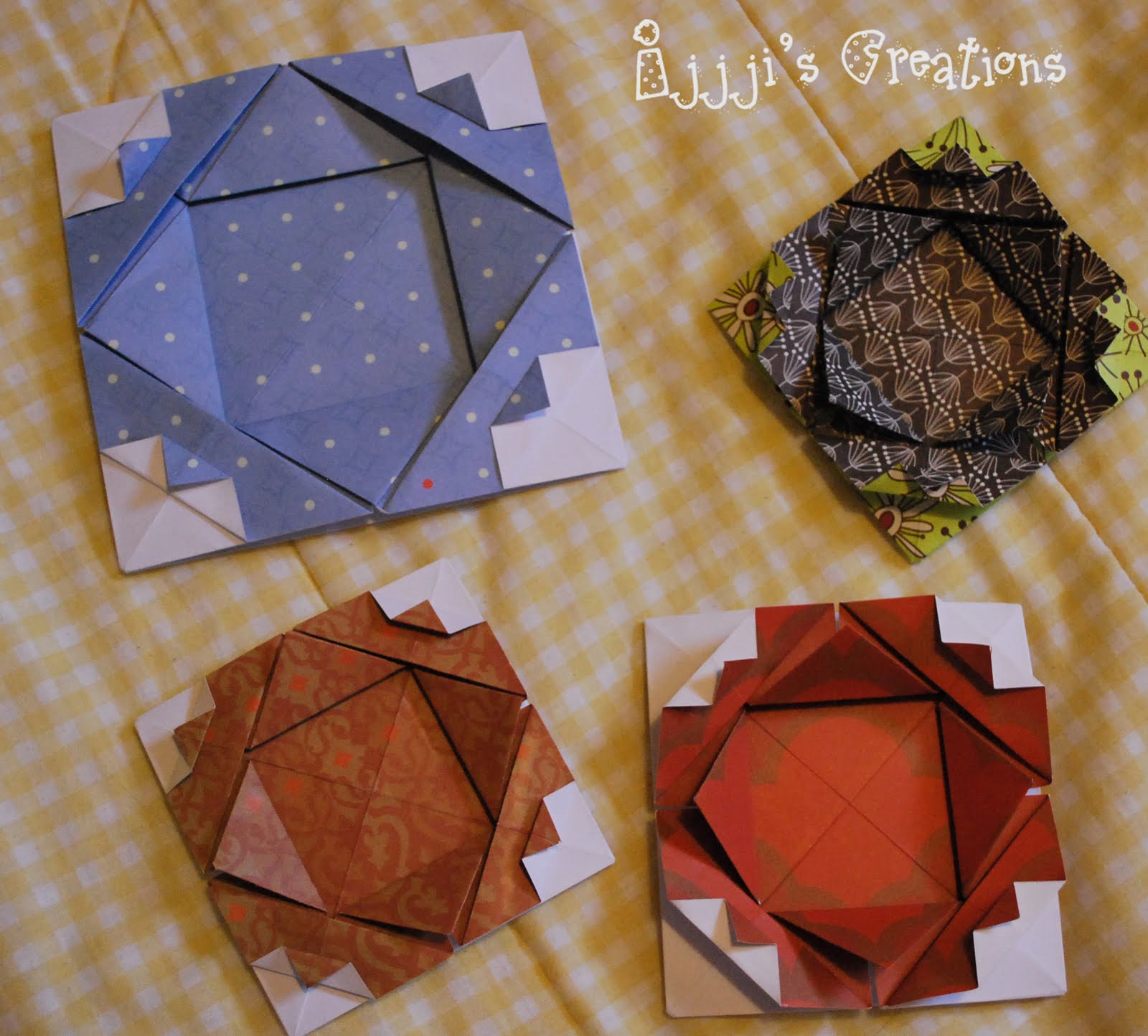 Ijjji's Creations: ORIGAMI Frames
