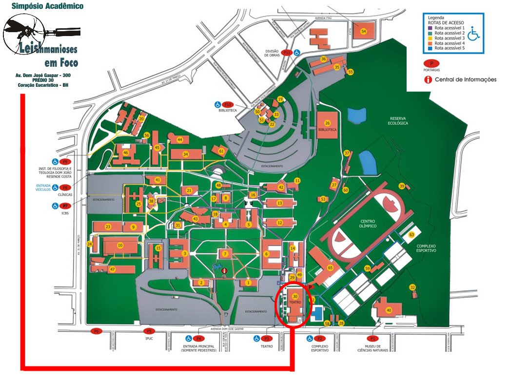 Mapa Puc Minas Coreu - RETOEDU