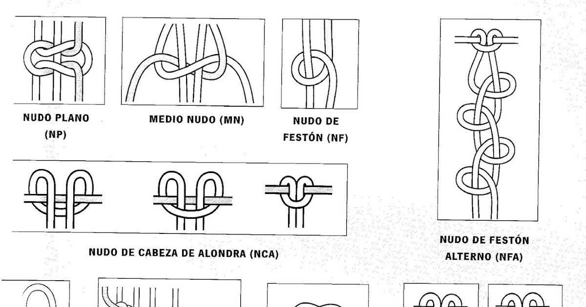 Azaduhi Costura: Nudos Básicos para Macramé
