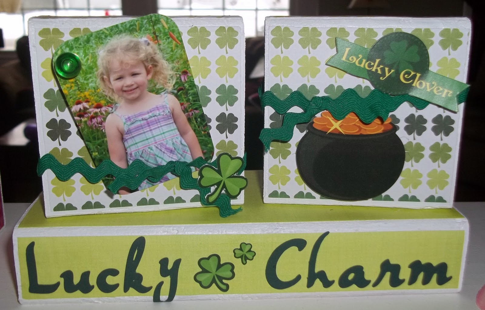 My Creative Holidays: 2x4 St Patrick's Day Blocks