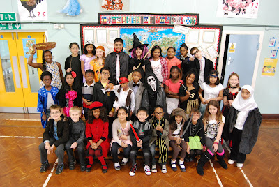 Year 5: Top Class book characters