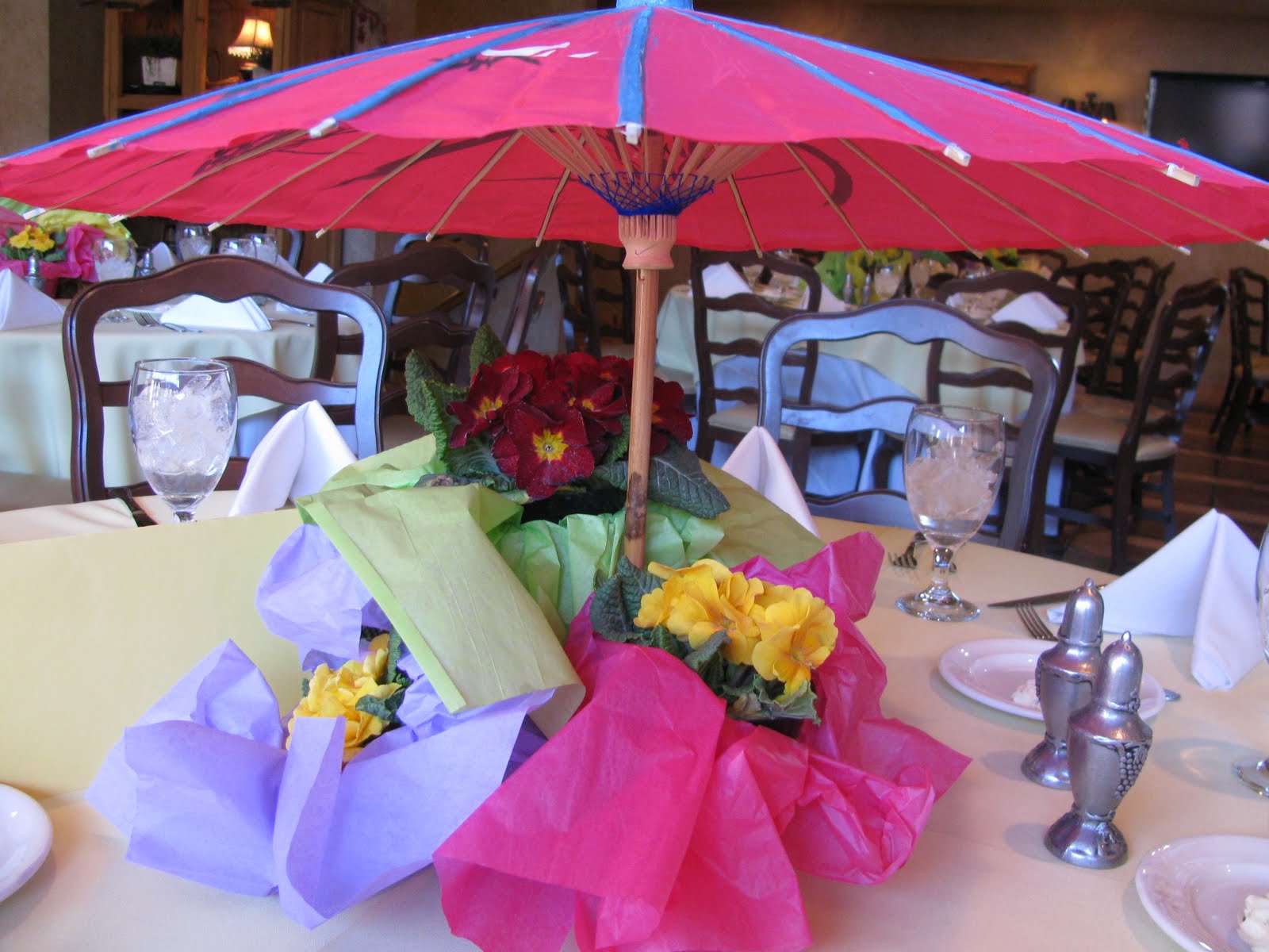 quincy cottage: Tablescape Thursday--April Showers