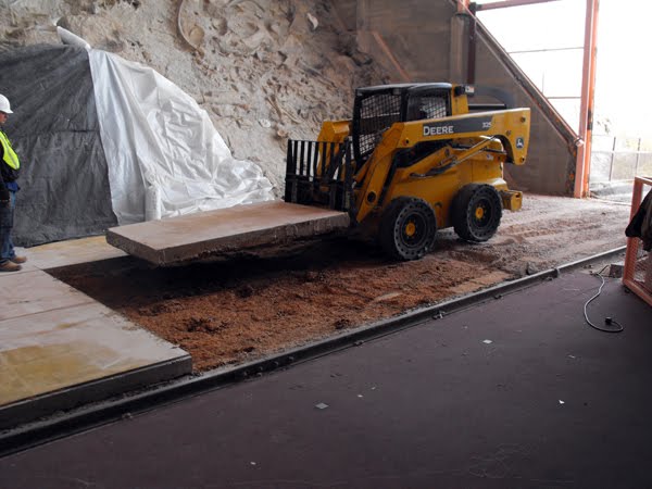 LAND OF THE DEAD: Cutting and Moving Cement