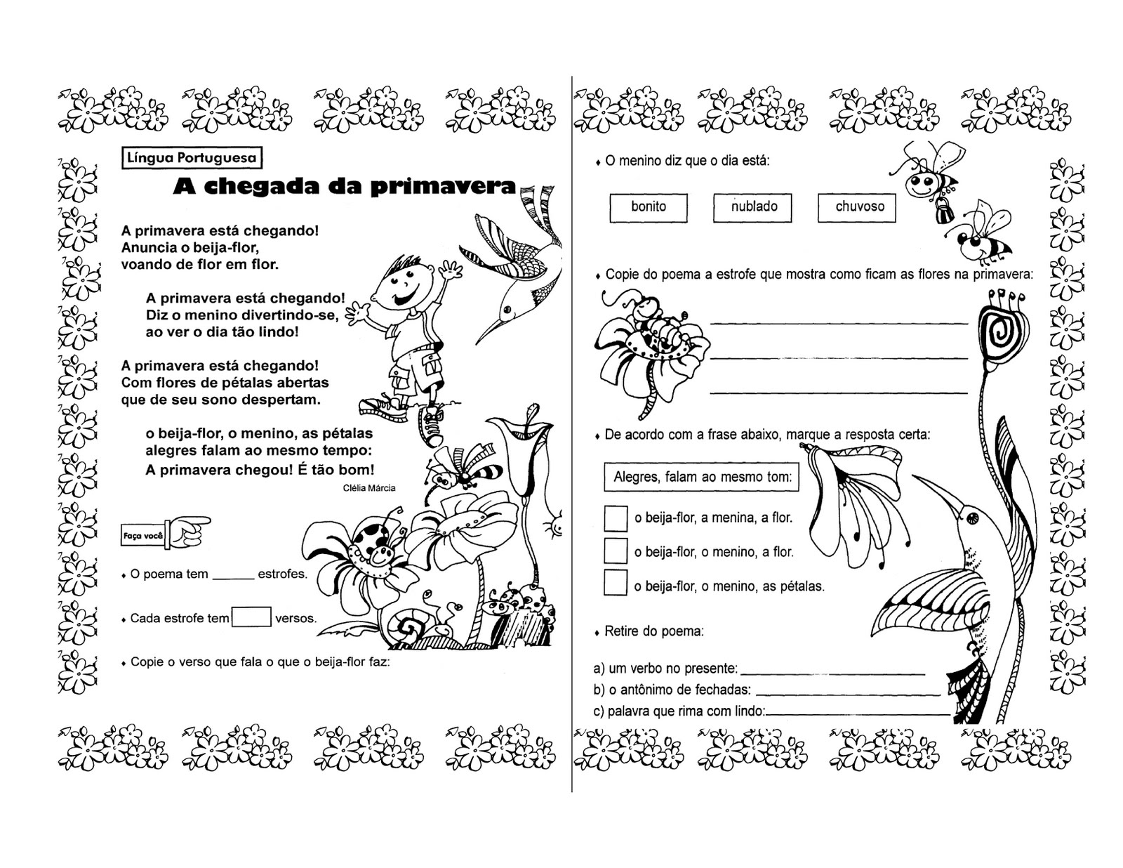 Vivendo com arte: POEMAS SOBRE A PRIMAVERA