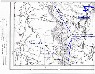 Preah Vihear Temple Map Case