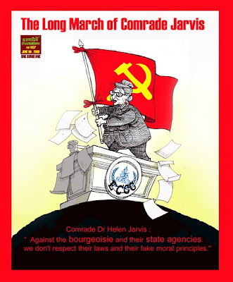 KI Media: Sacrava's Political Cartoon: The Long March of Comrade Jarvis