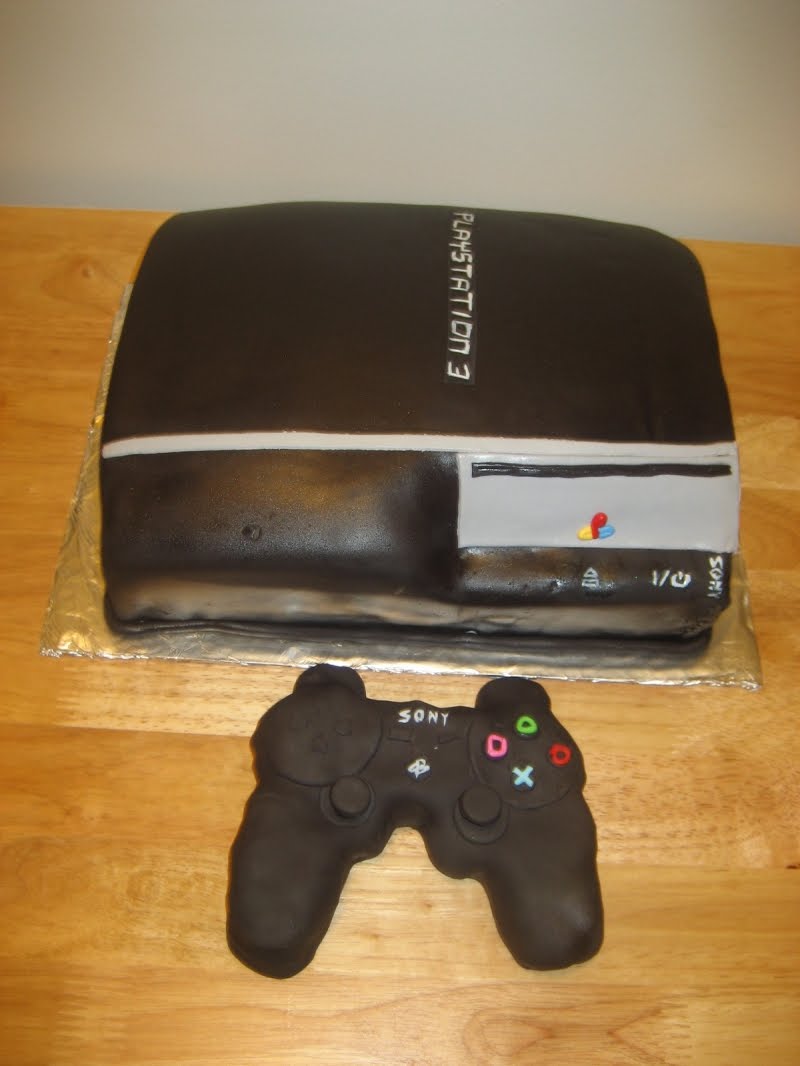 Katie Rose's Cakery: Playstation 3 Cake