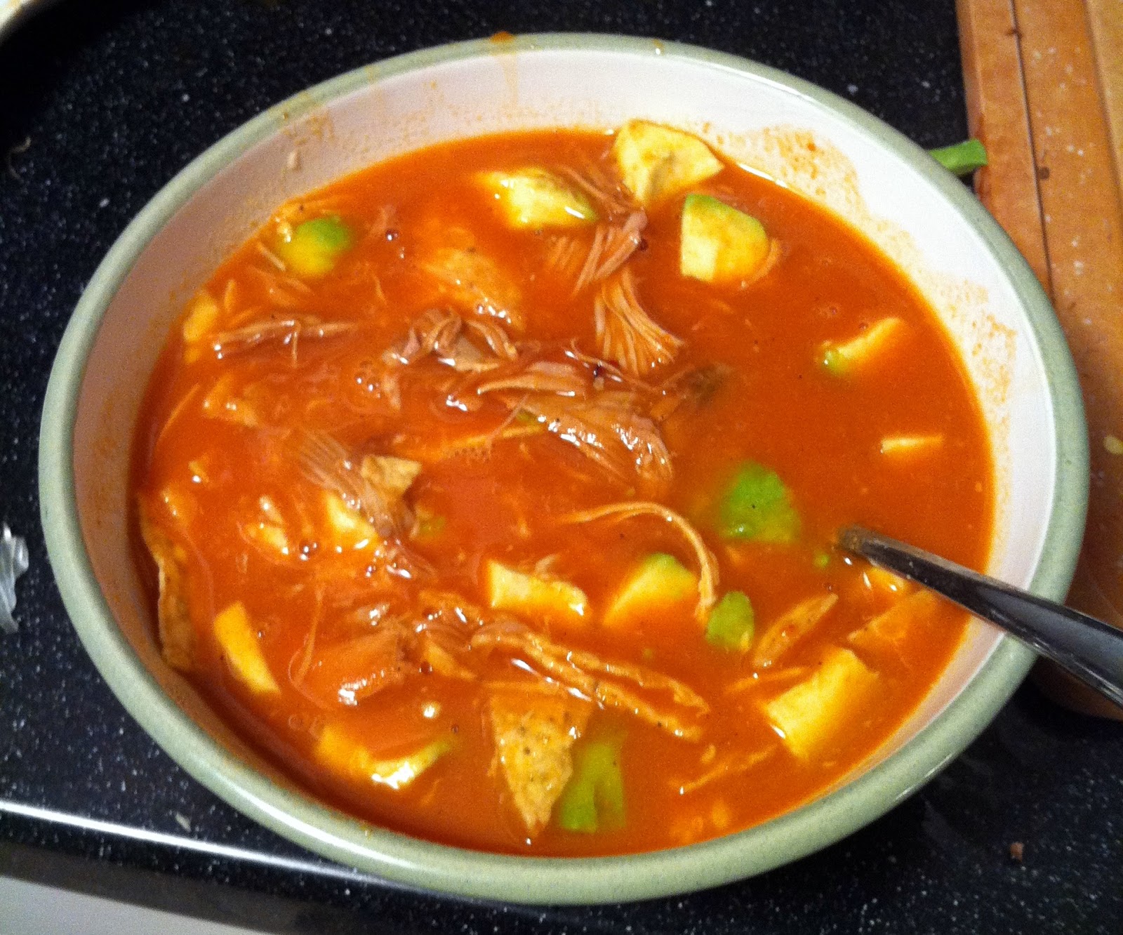 Live to Cook...At Home: Best Sopa Azteca Ever...aka Tortilla Soup