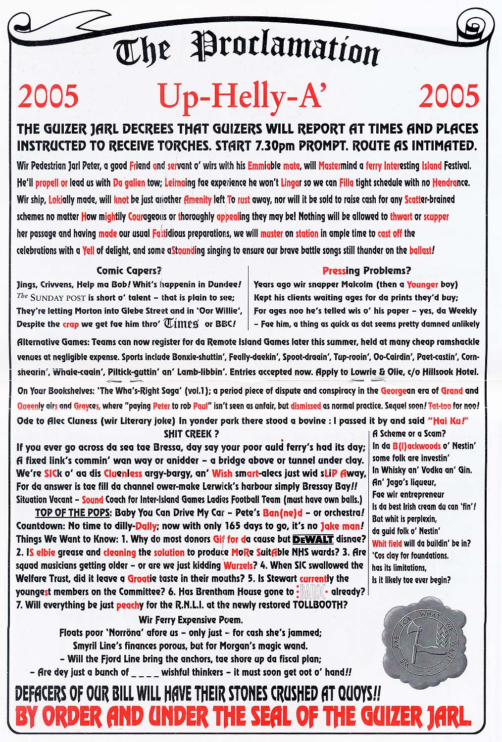 kozetland1: More Lerwick UHA Covers & Bills (& squad lists)